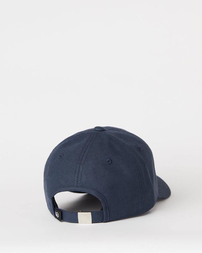 Woven Hemp Peak Cap - Blue - Sustainable Travel & Living