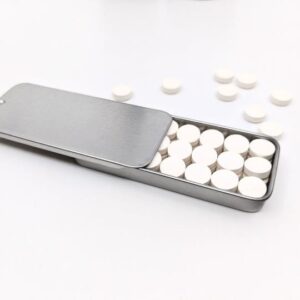 125CT Toothpaste Tablets with Travel Tin - With Flouride - Sustainable ...