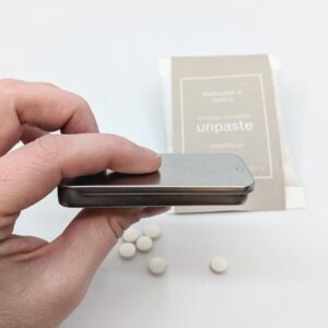 Zero-Waste Mint Toothpaste Tablets with Travel Tin - 125 CT ...