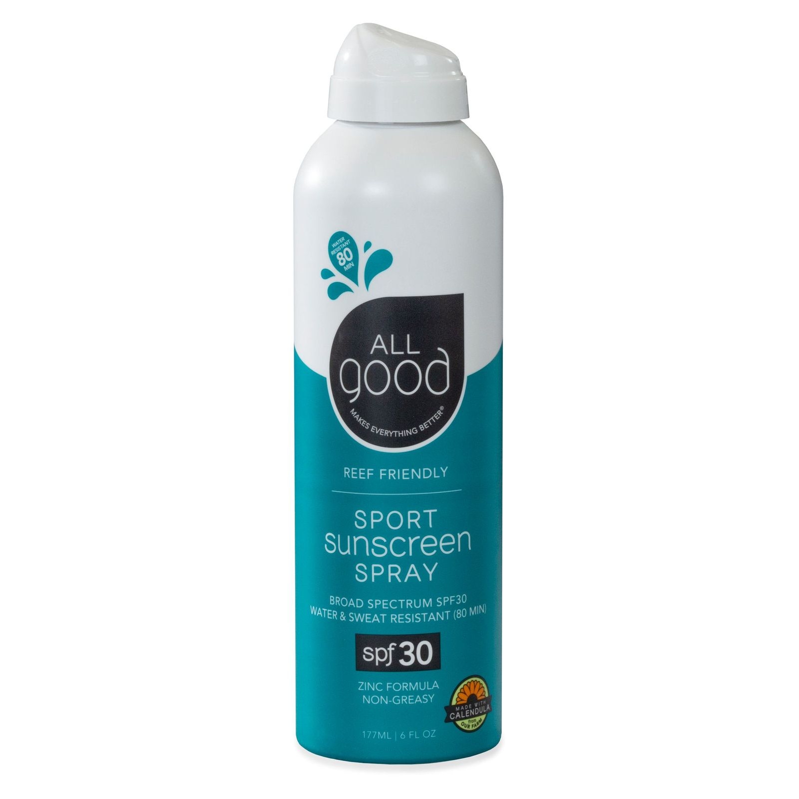 Reef-Friendly 30 SPF Sport Sunscreen Spray - 6oz - Sustainable Travel ...